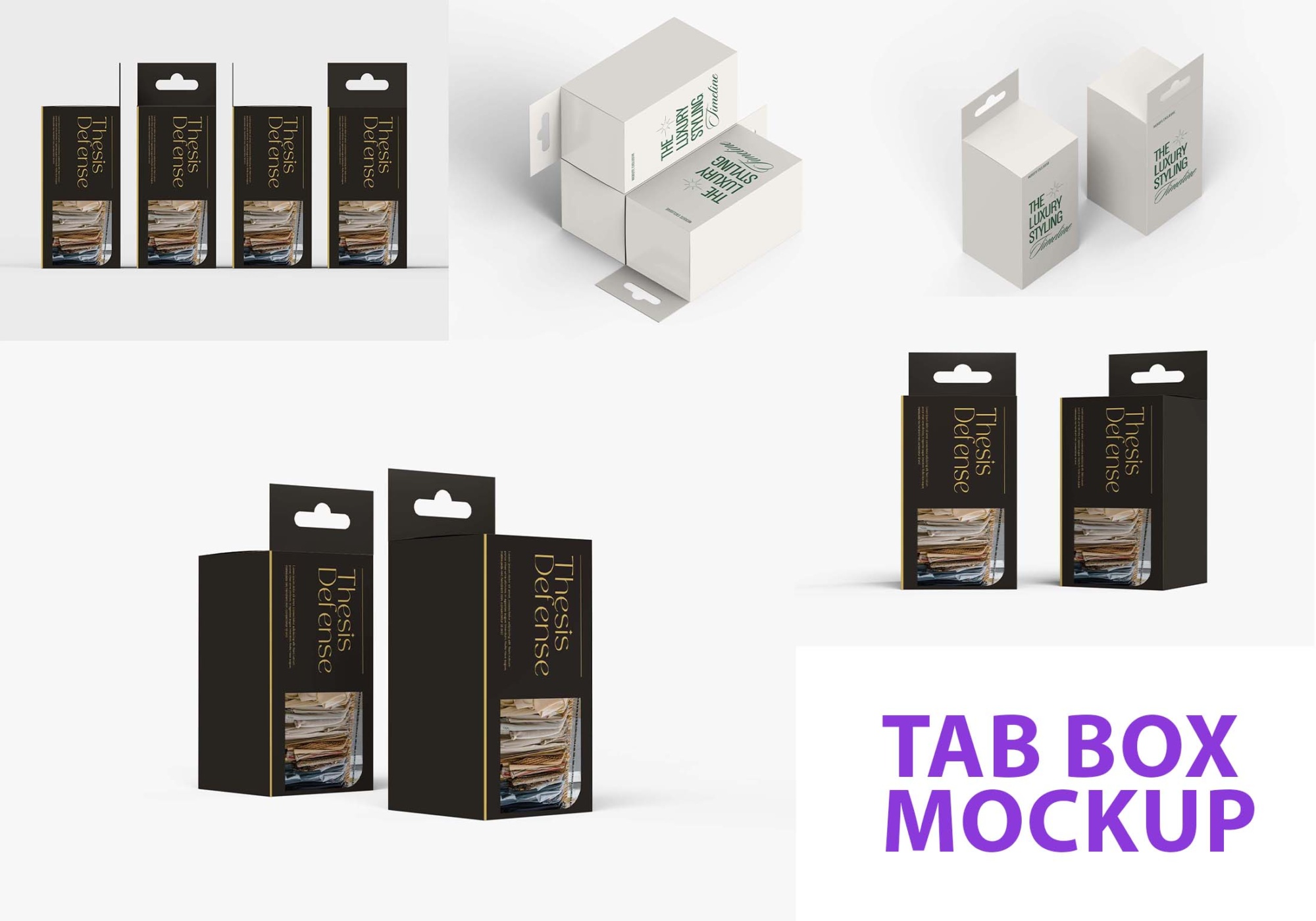 Create Stunning Tab Box Mockups Easily