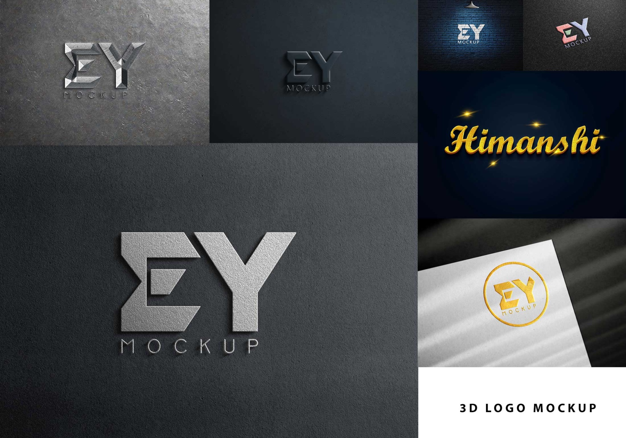 Create Stunning 3D Logo Mockups Easily