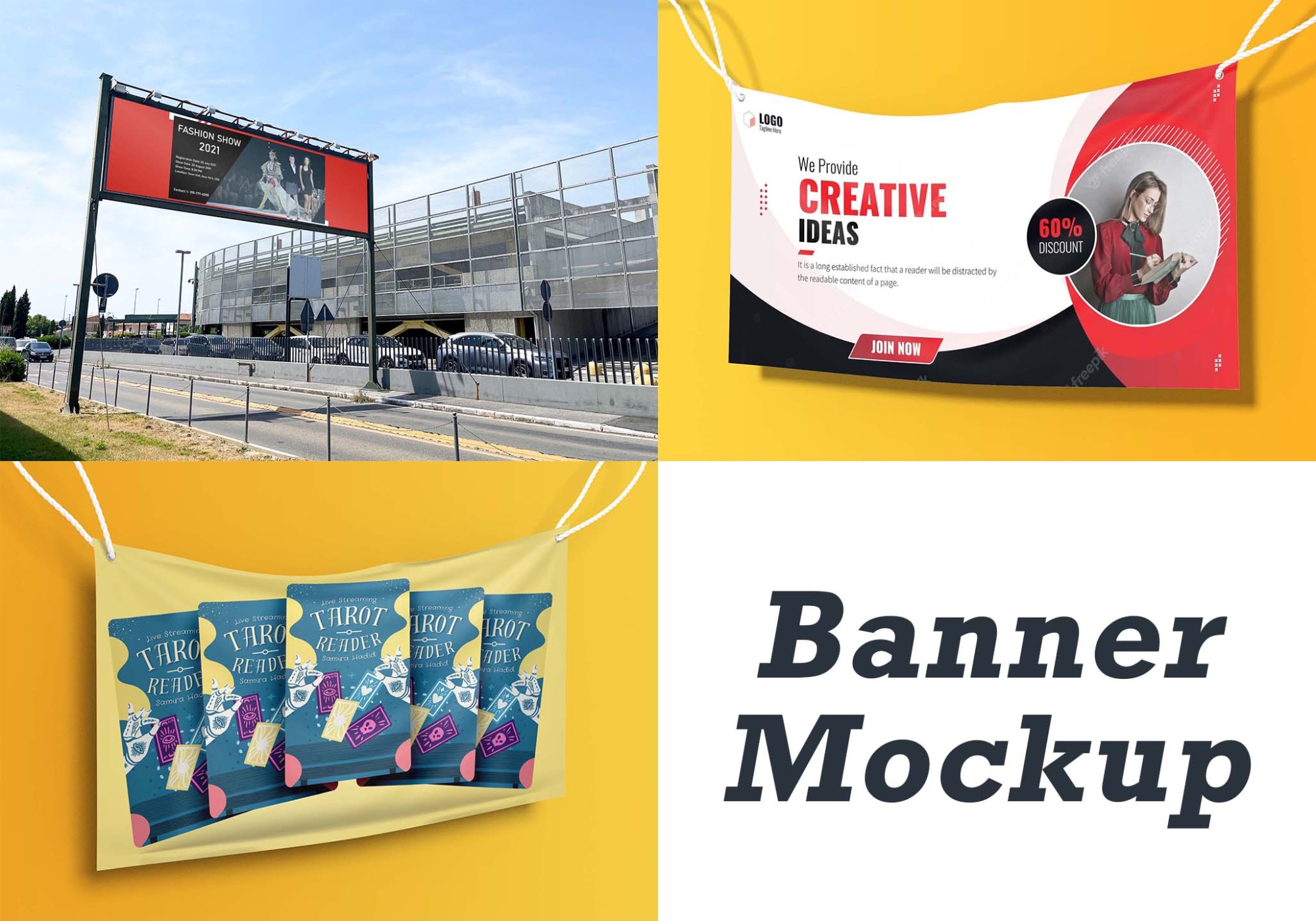 Create Stunning Banner Mockups Easily