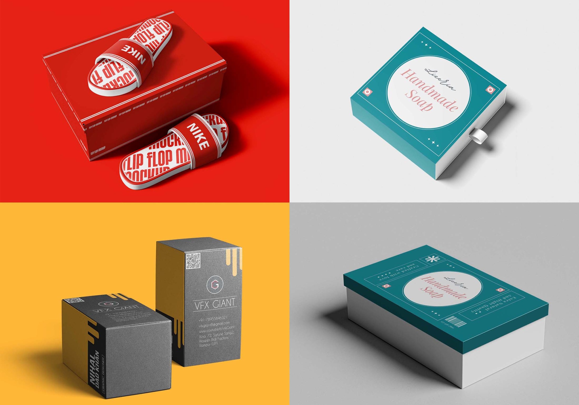 Creative Box Packaging Mockup Ideas