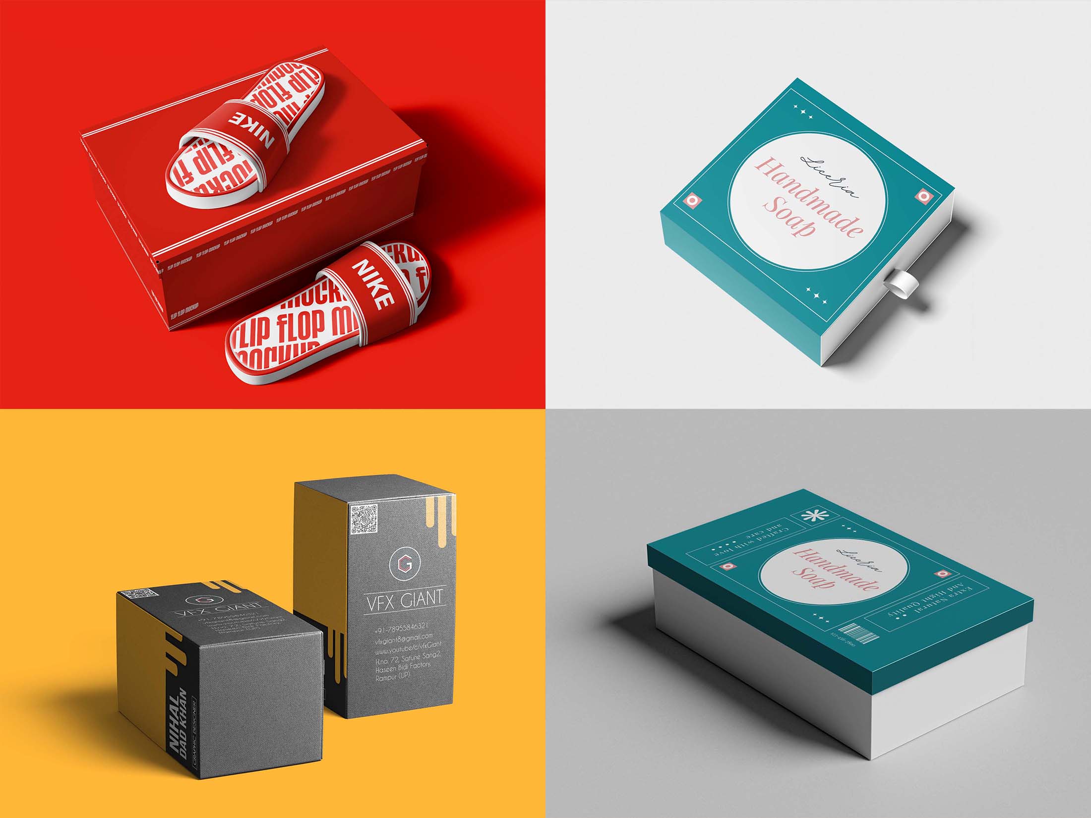 Creative Box Packaging Mockup Ideas