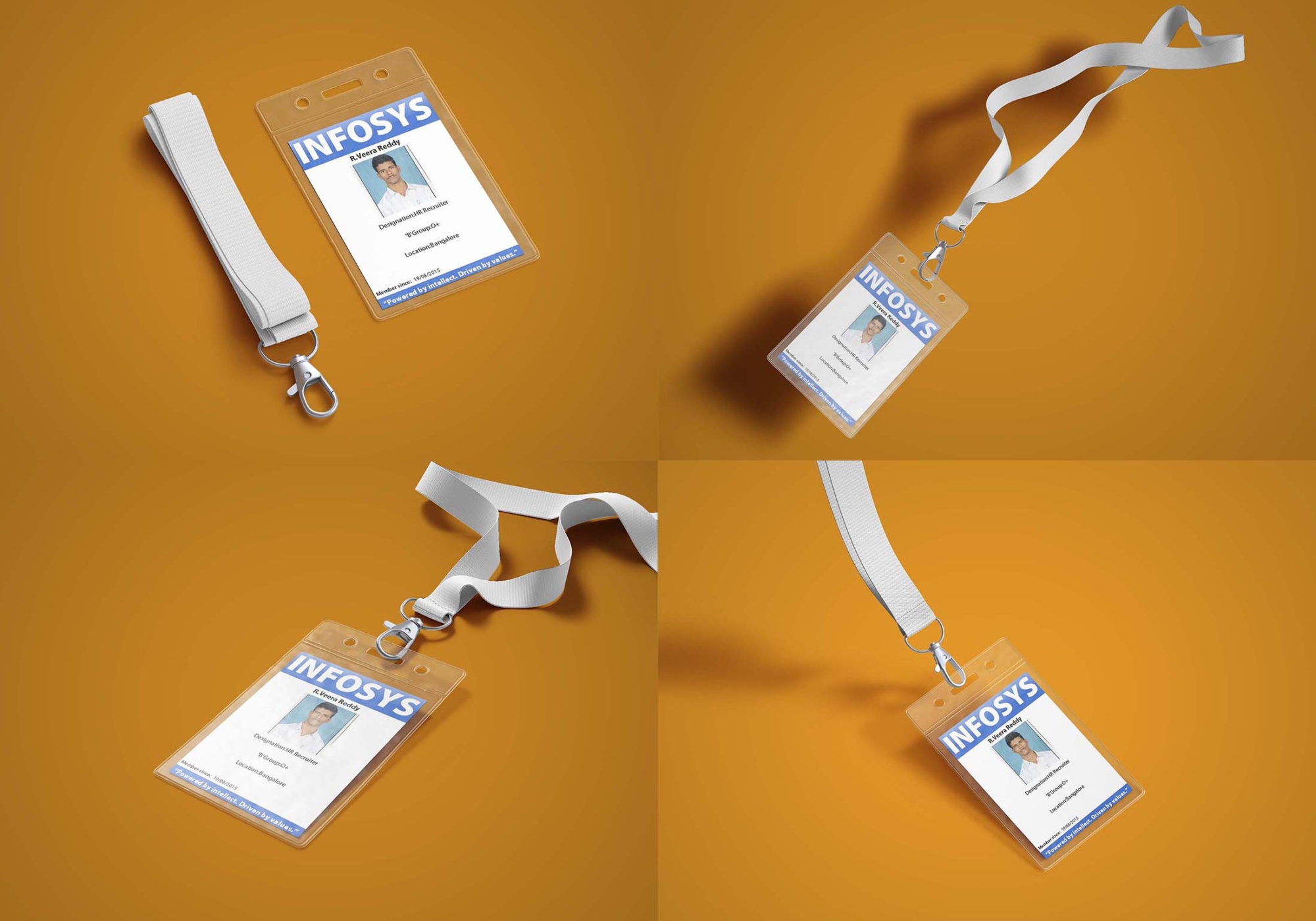 Free HCL ID Card Mockup Download