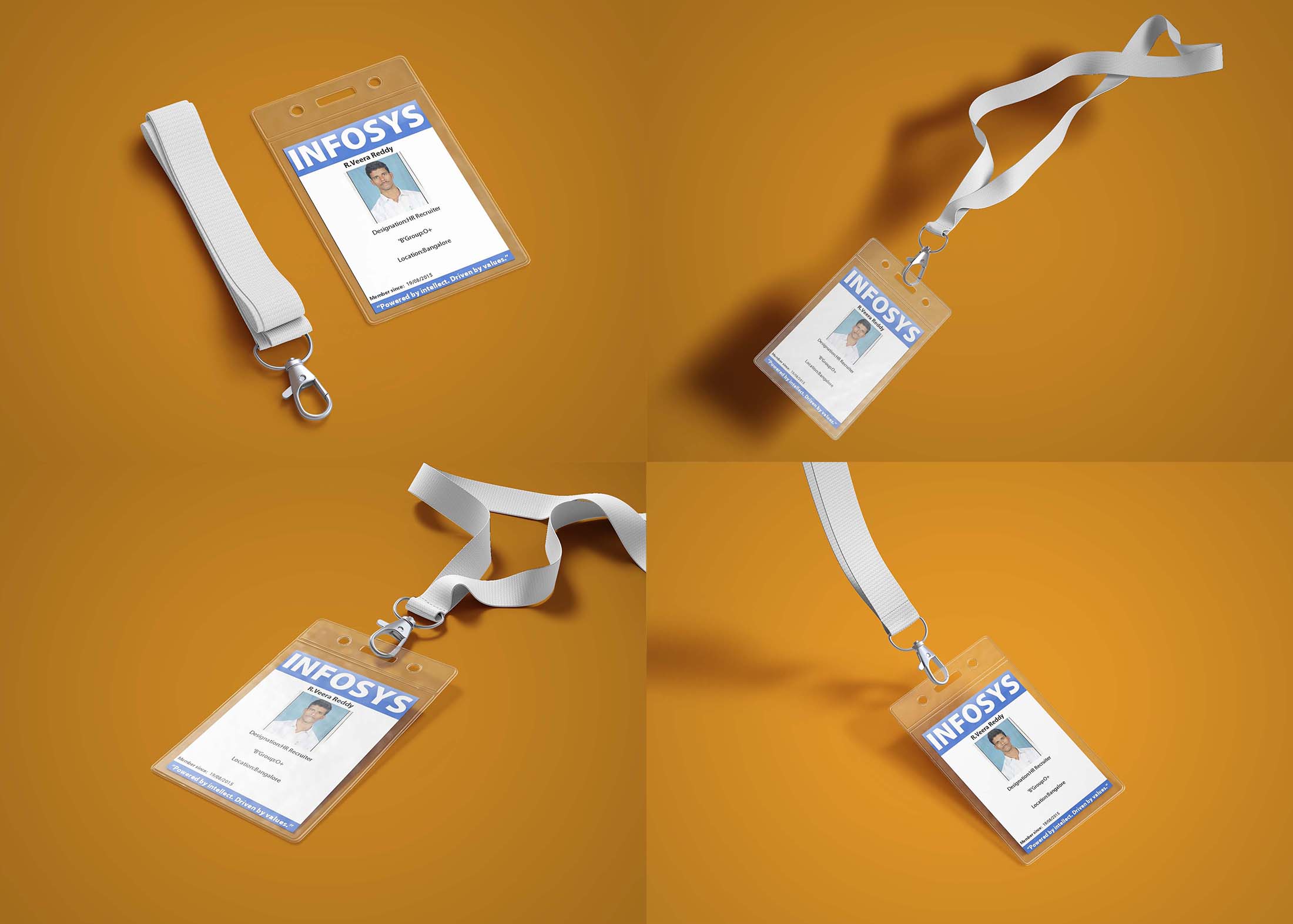 Free HCL ID Card Mockup Download