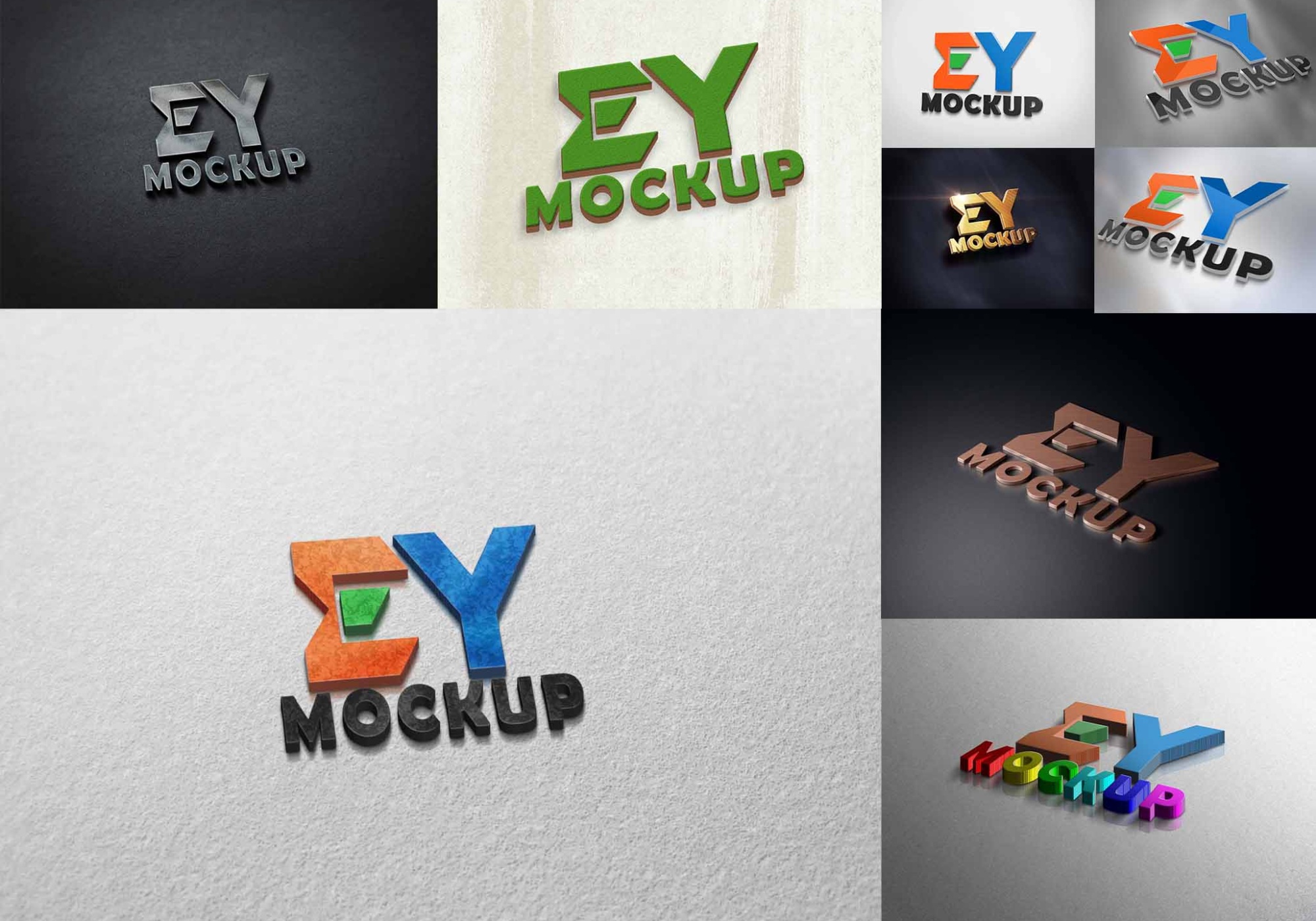 Create Stunning 3D Logo Mockups