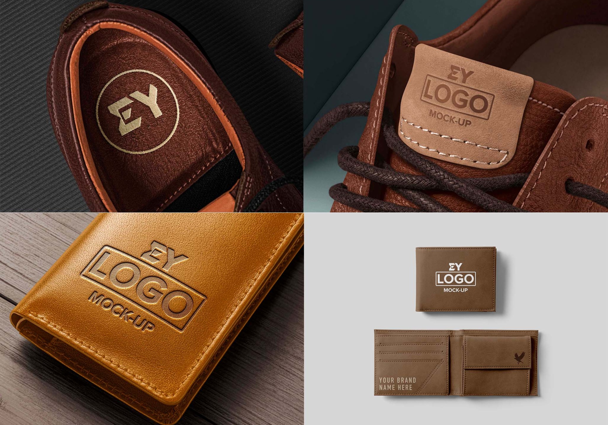 Elegant Logo Mockup PSD Download