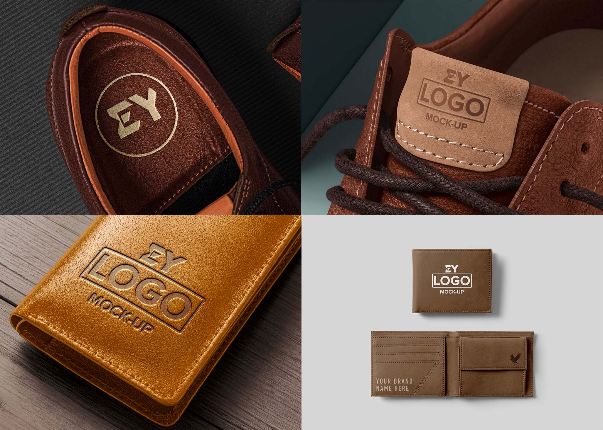 Elegant Logo Mockup PSD Download