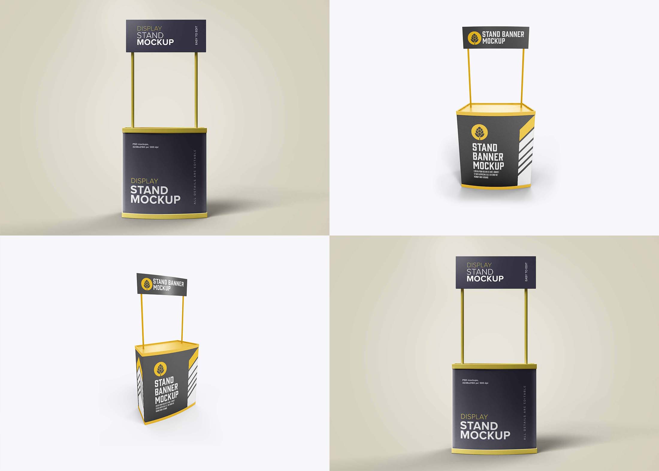 Effective Promotion Stand Banner Mockups