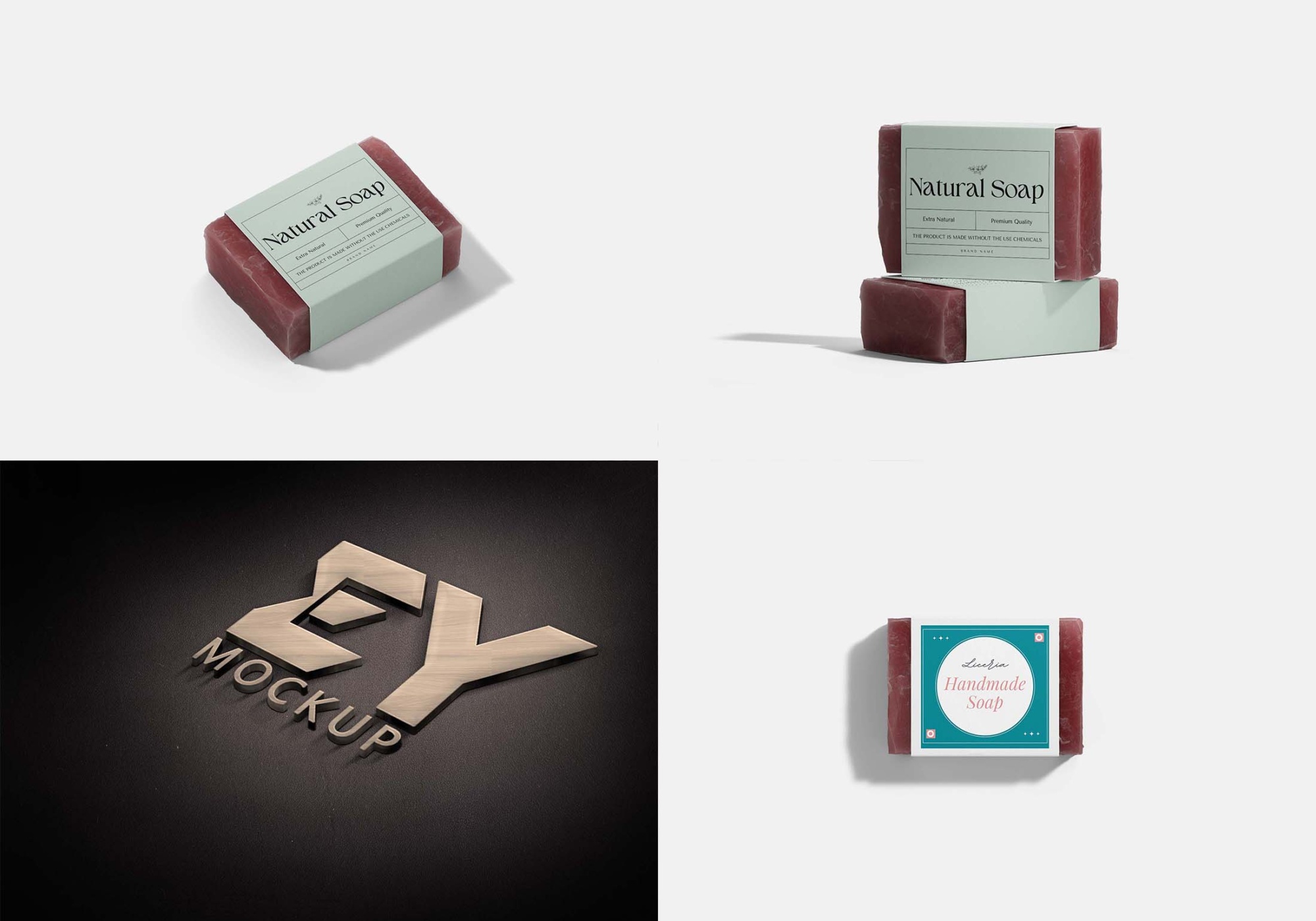 Creative Soap Branding Mockup Ideas