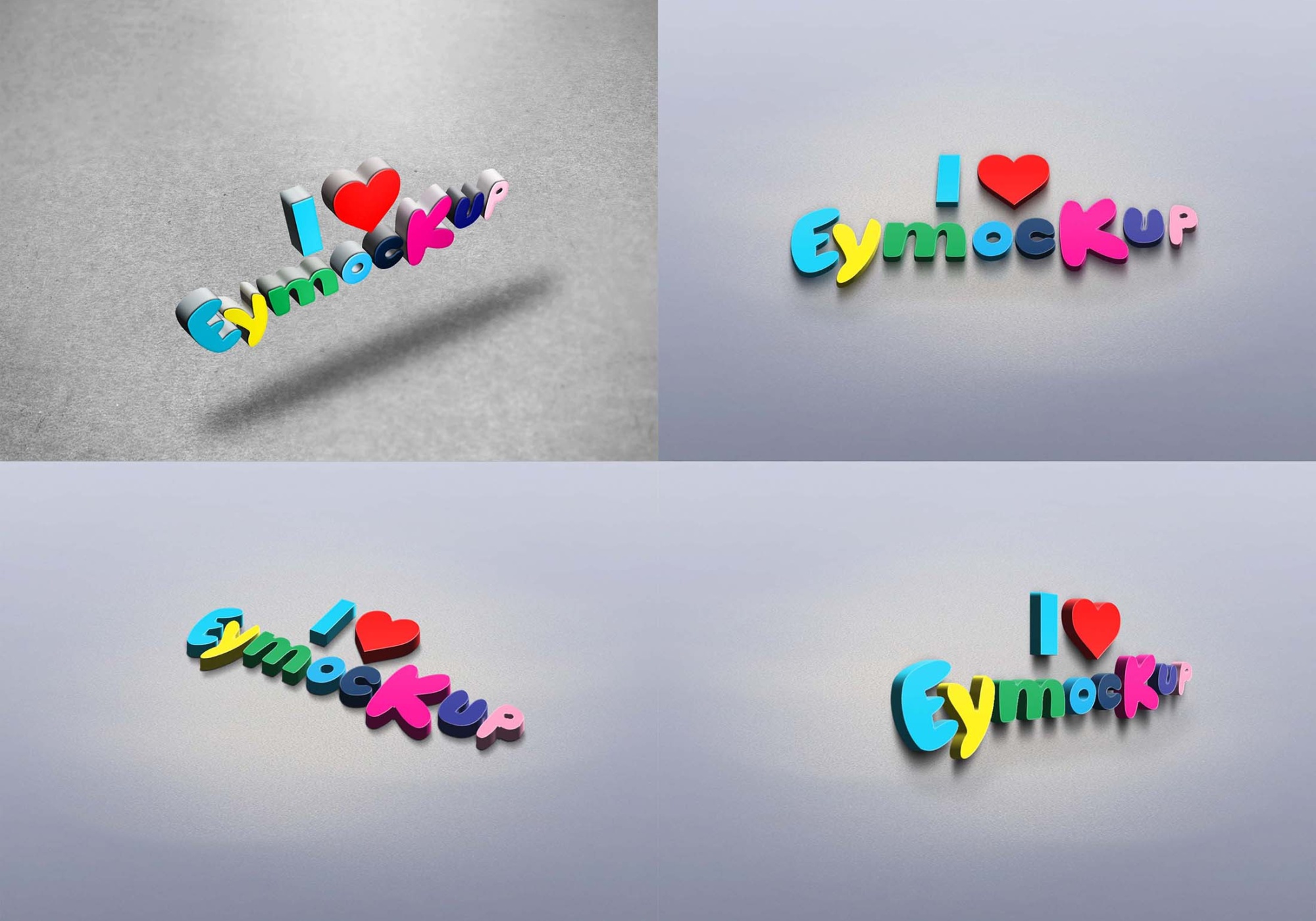 Love 3d Logo Initial F Love Modern Design, Letter Logo Design Template