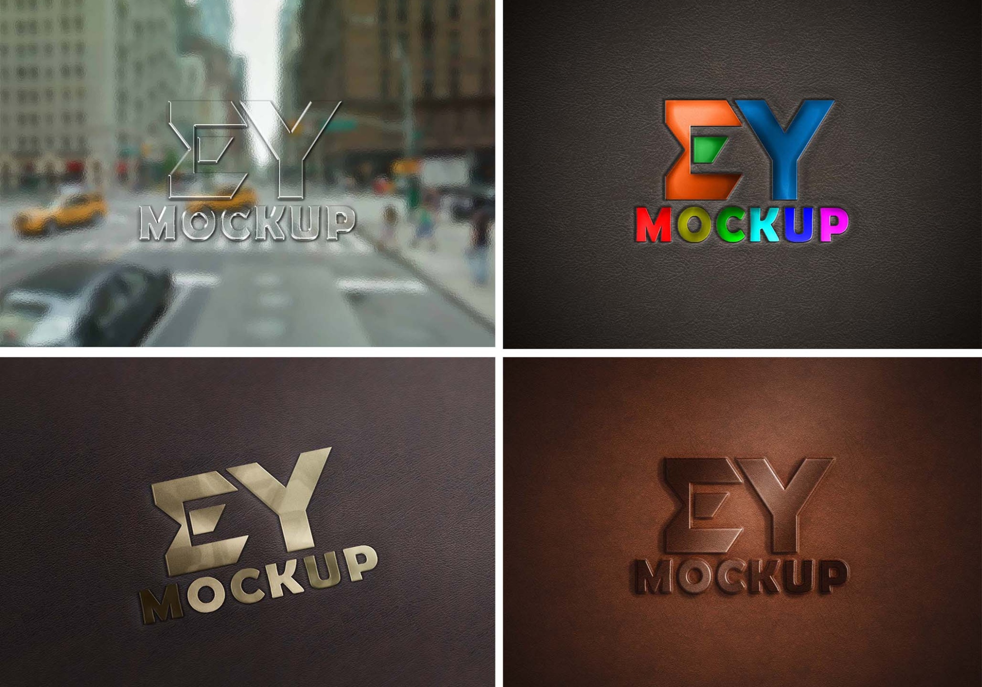 Free 3D Logo Mockup Download