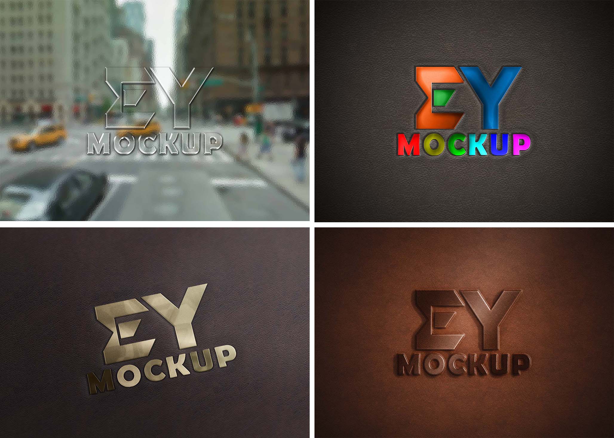 Free 3D Logo Mockup Download