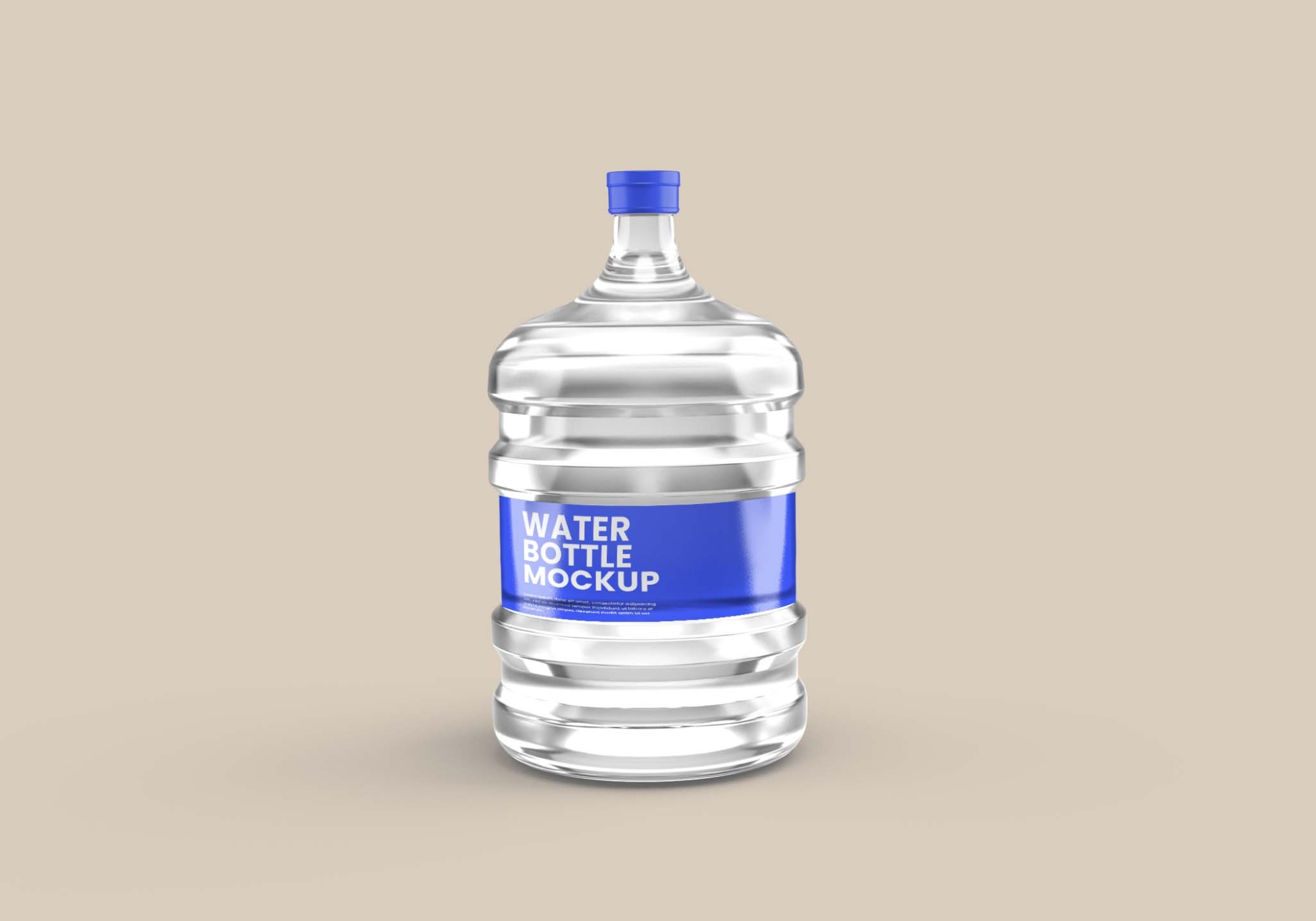 Free Gallon Bottle Mockup Download