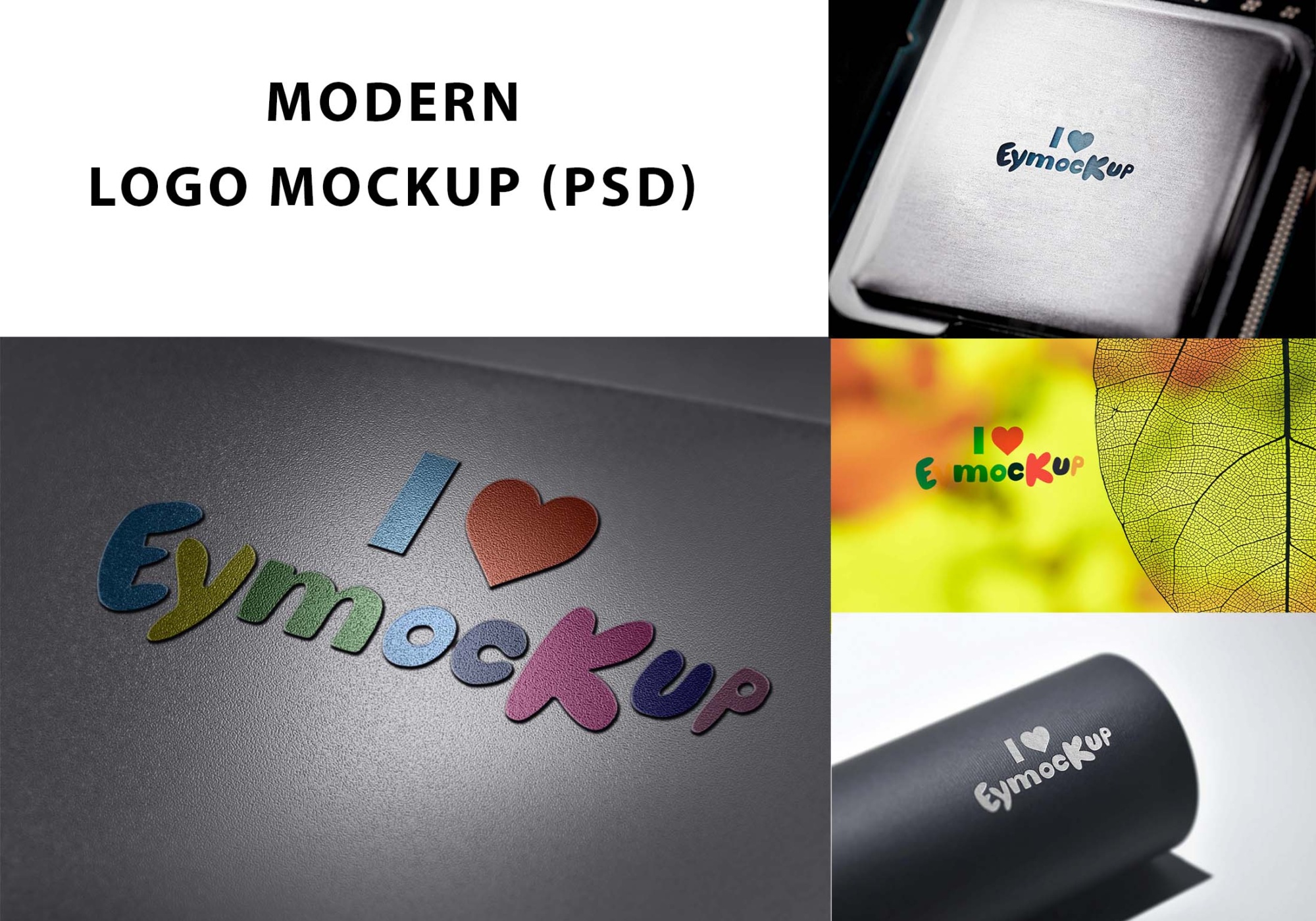 Download Modern Logo Mockup PSD