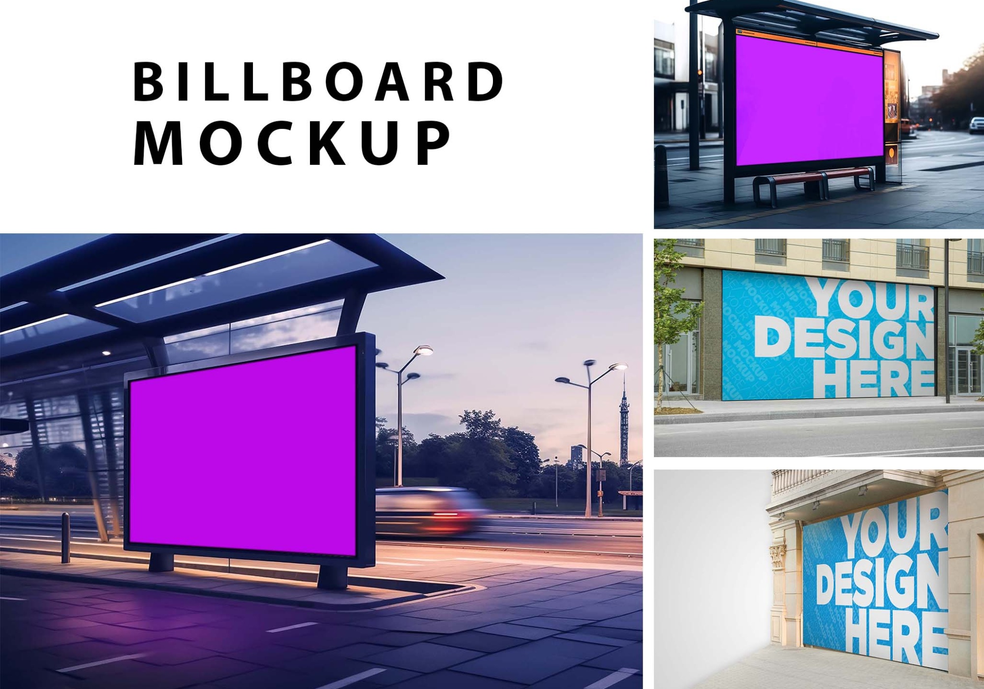 Downloadable Shop Billboard Mockup