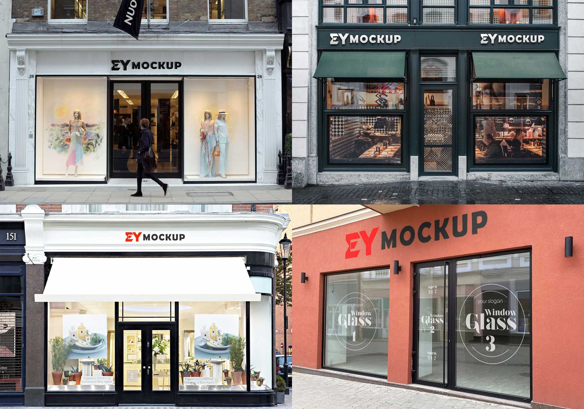 Free Storefront Logo Mockup Download