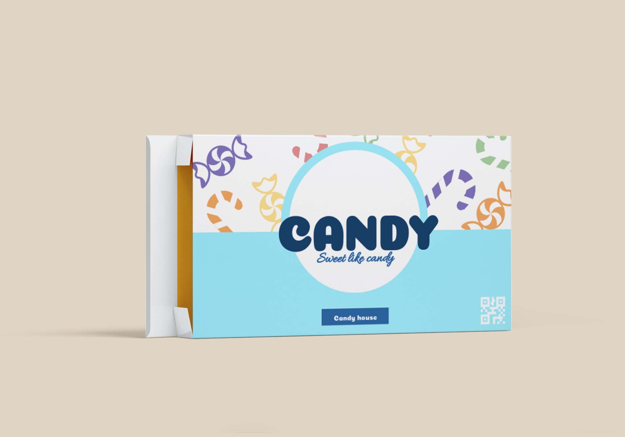 Free Candy Box Mockup Download