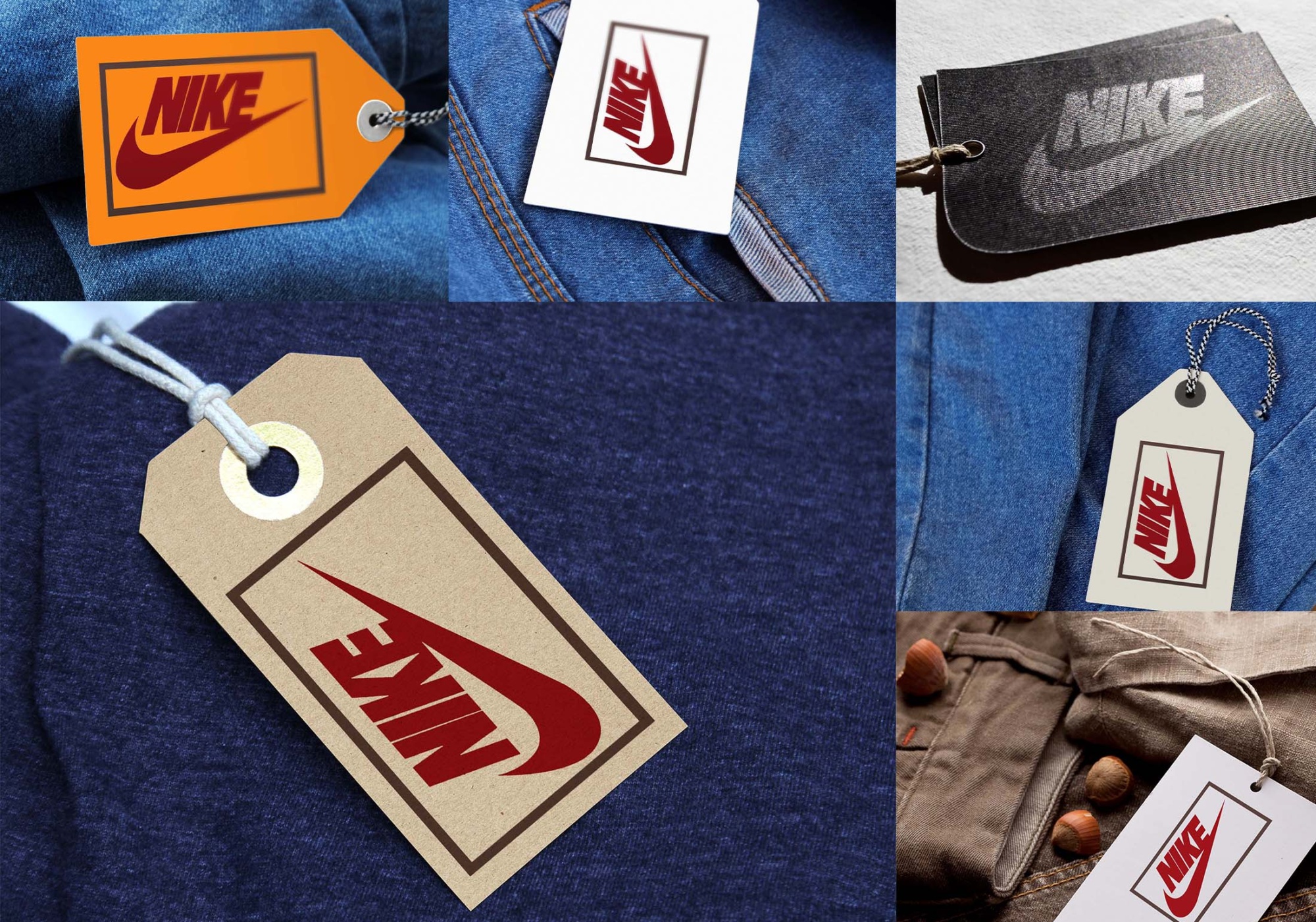 Downloadable Tag Label Mockup PSD