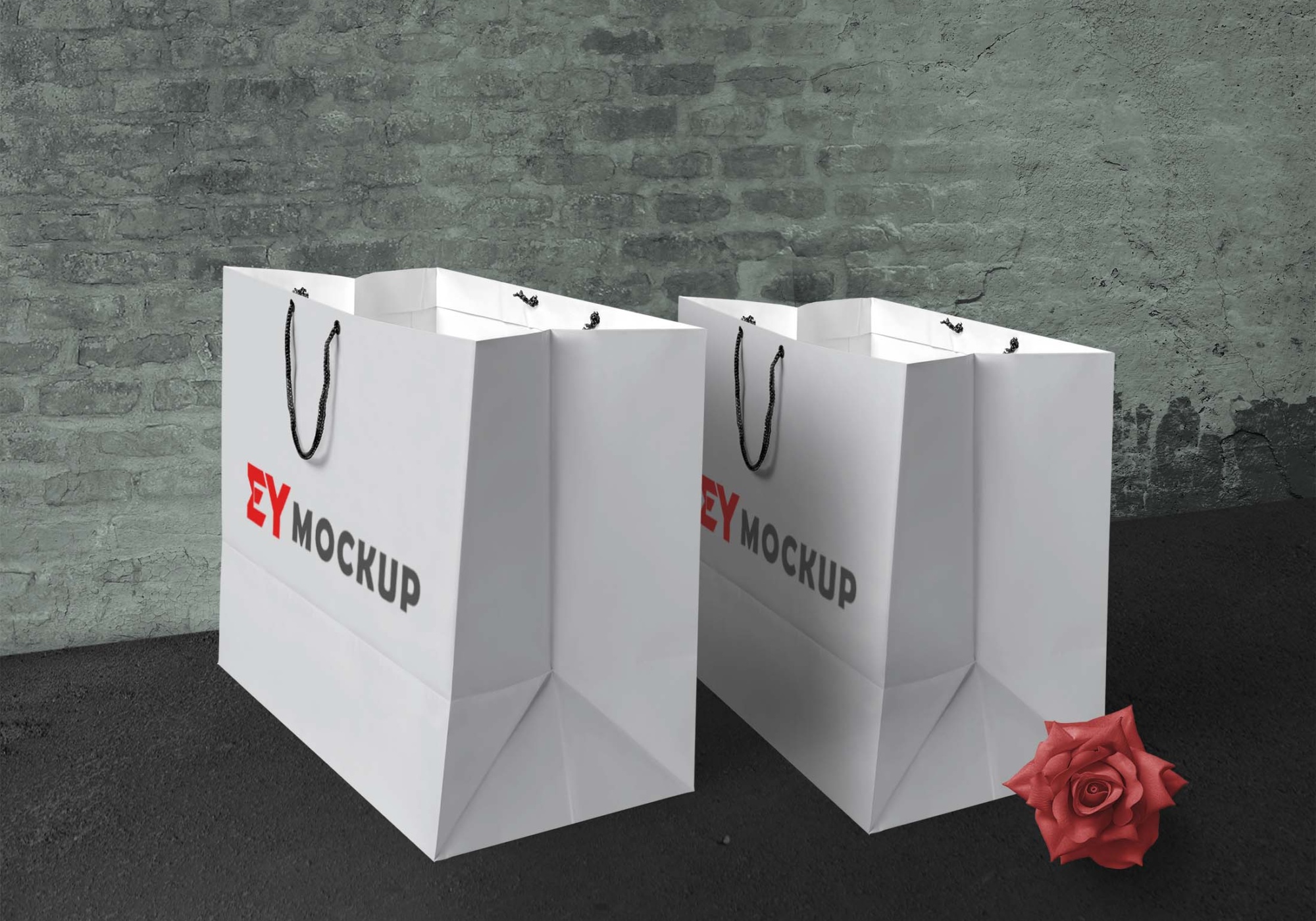 Free Paper Bag Mockup Download