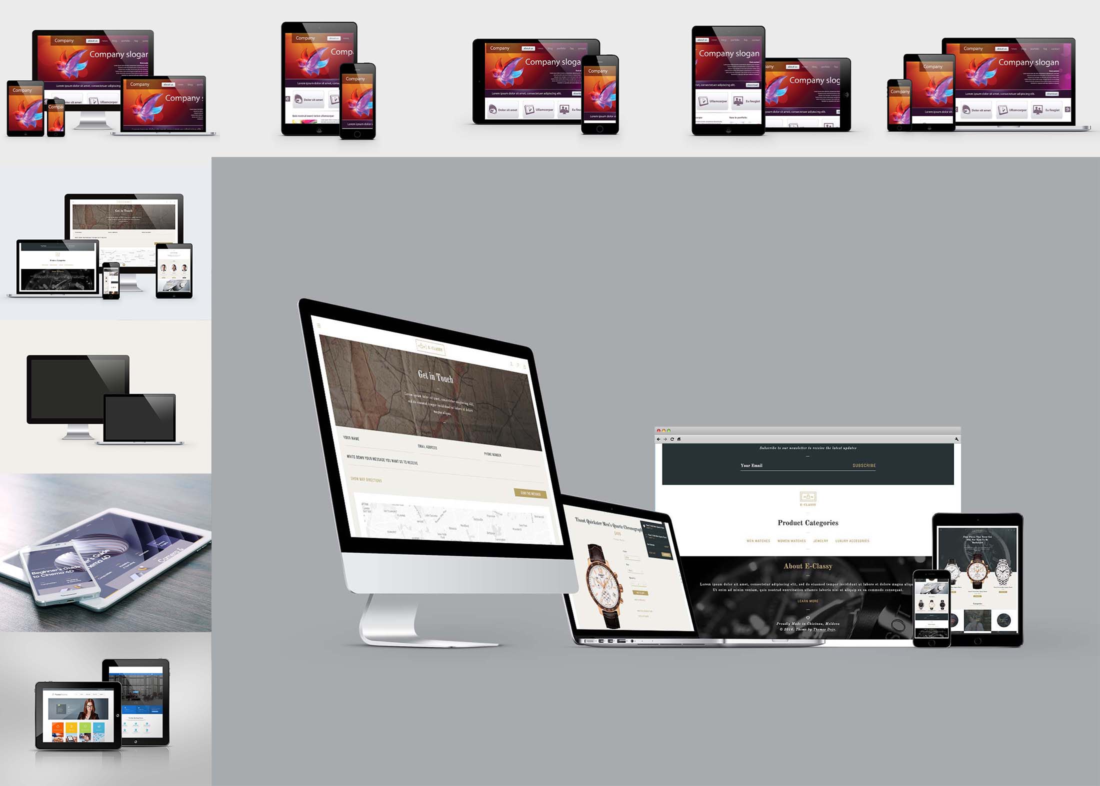 Free Responsive Website Mockup Download