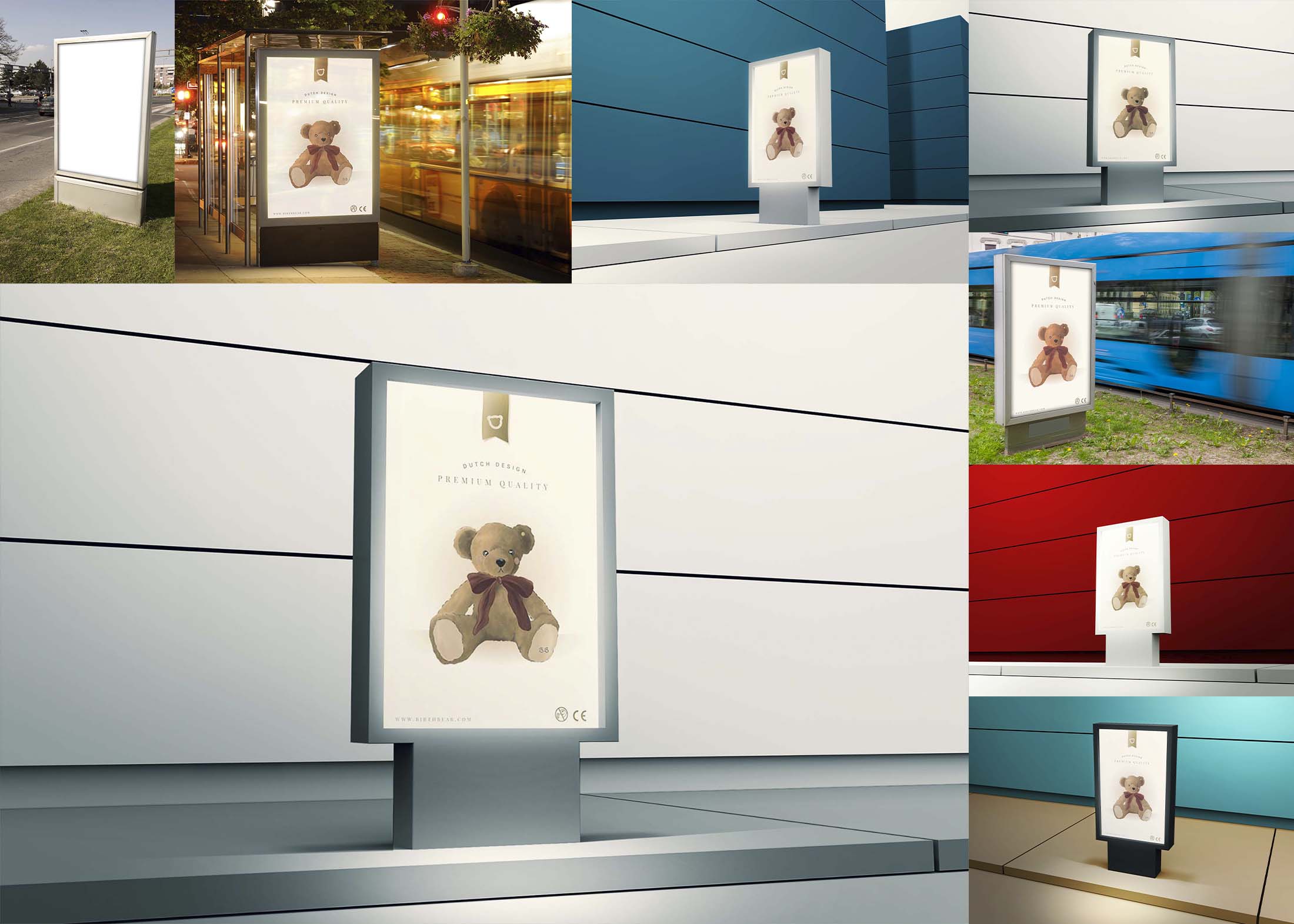 Free Subway Banner Mockup Download