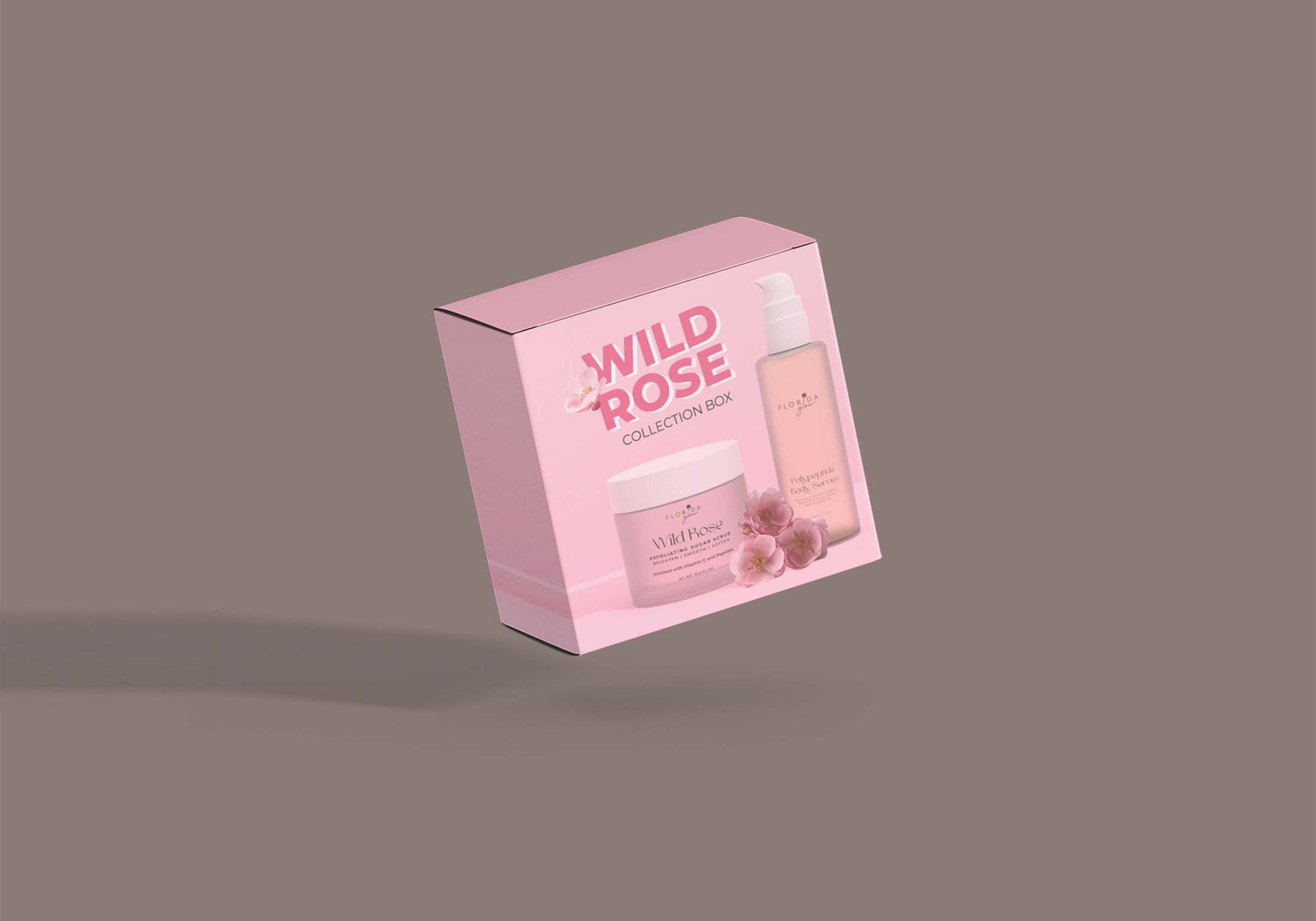 Rose Packaging Box Mockup