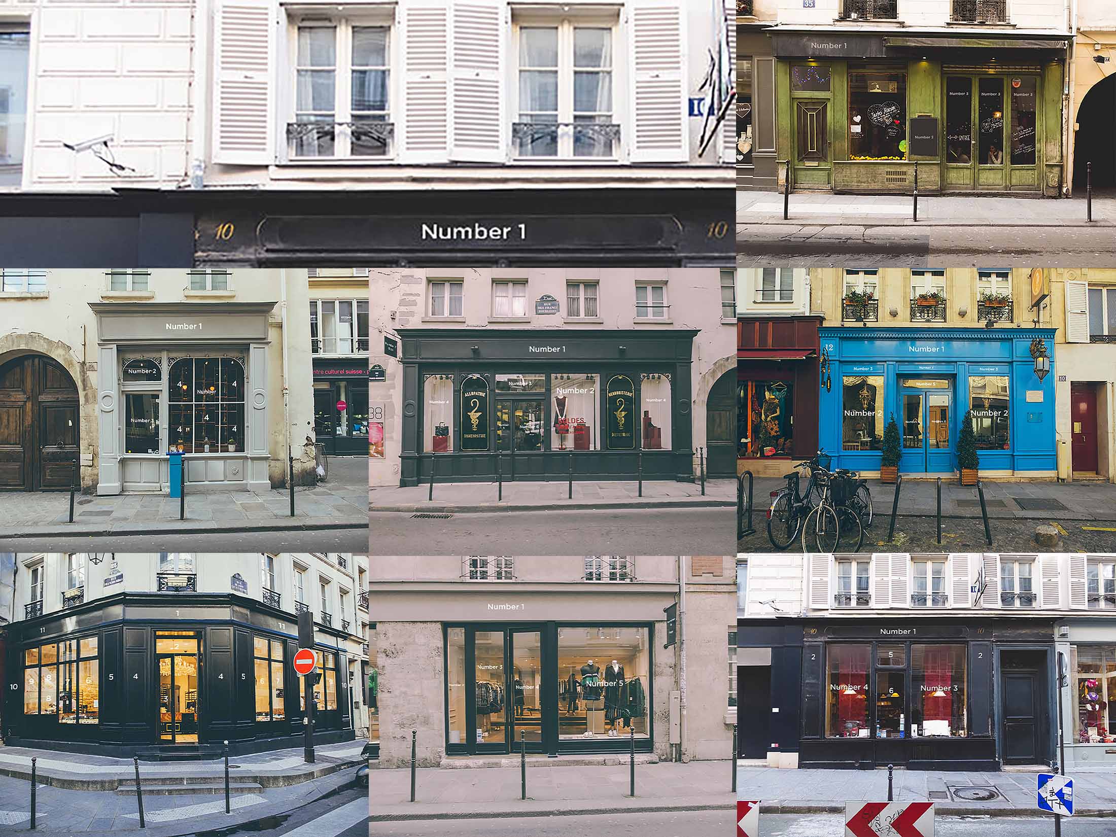 Free Store Front Logo Mockup Download