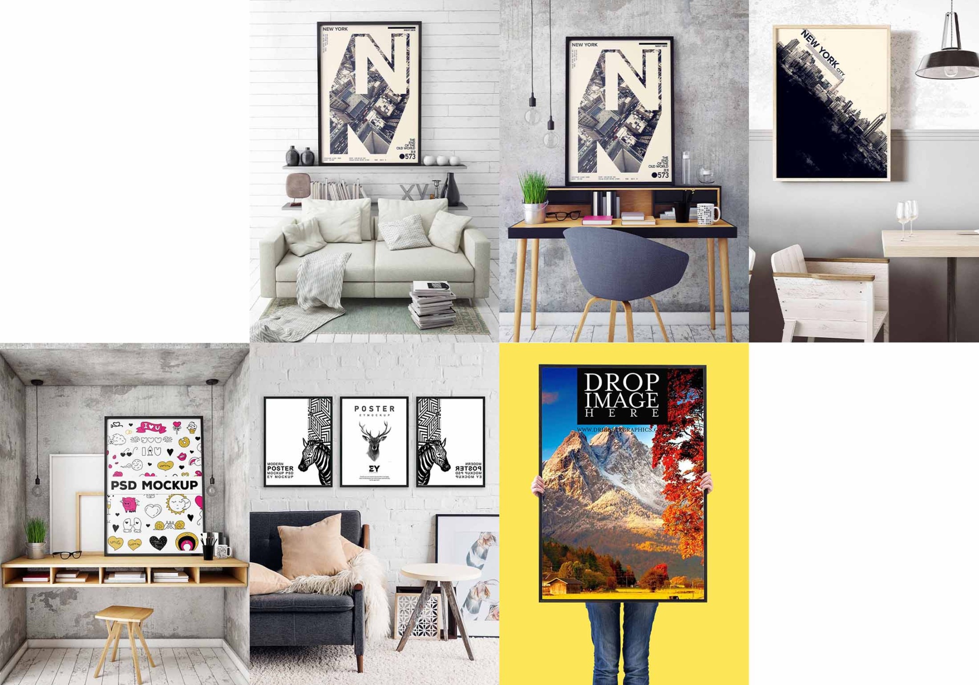 Professional Study Poster Mockup Template