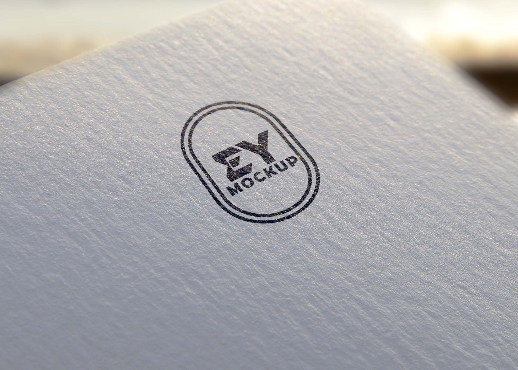 Paper Logo Mockup (PSD)