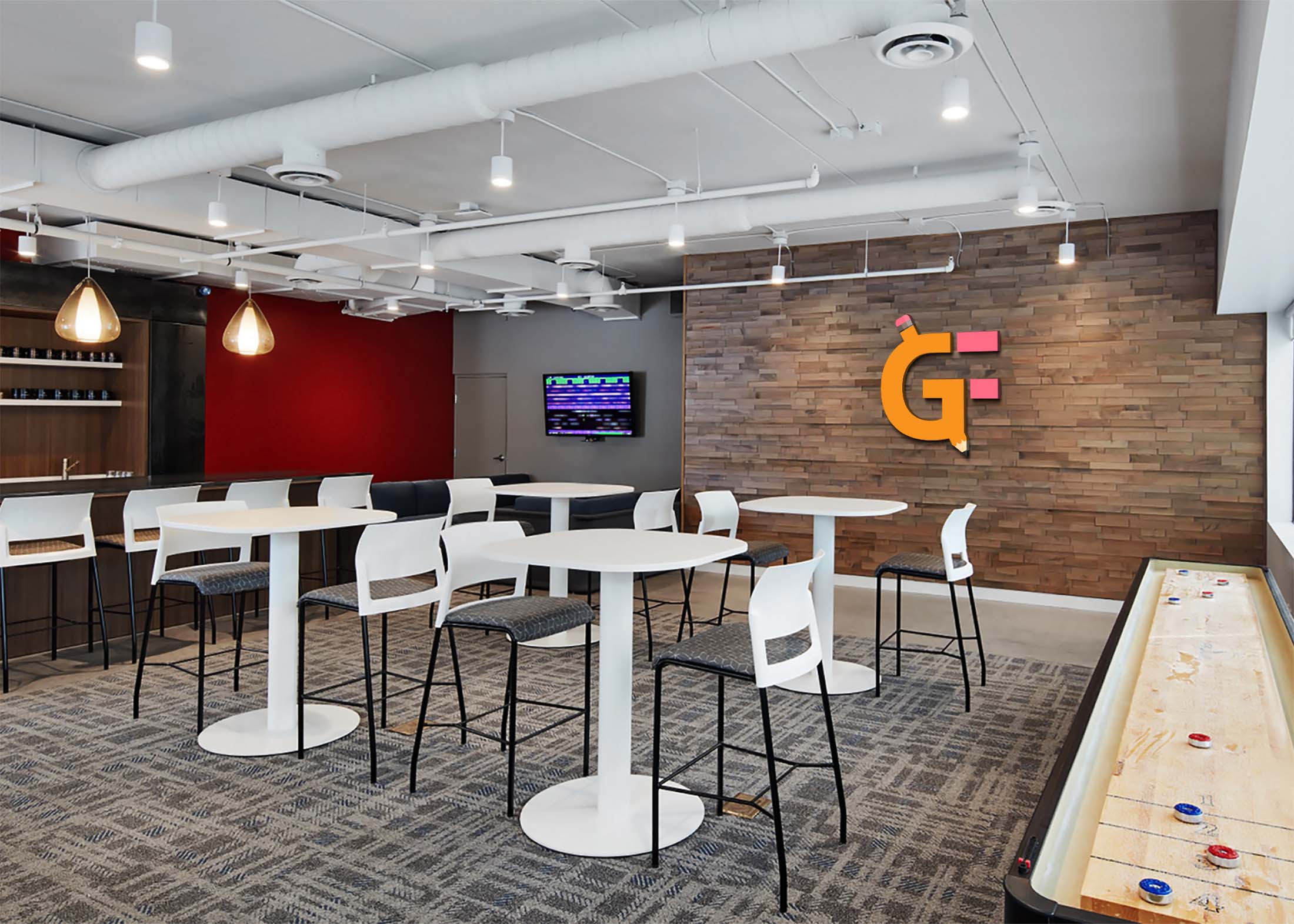 Realistic Office Logo Mockup