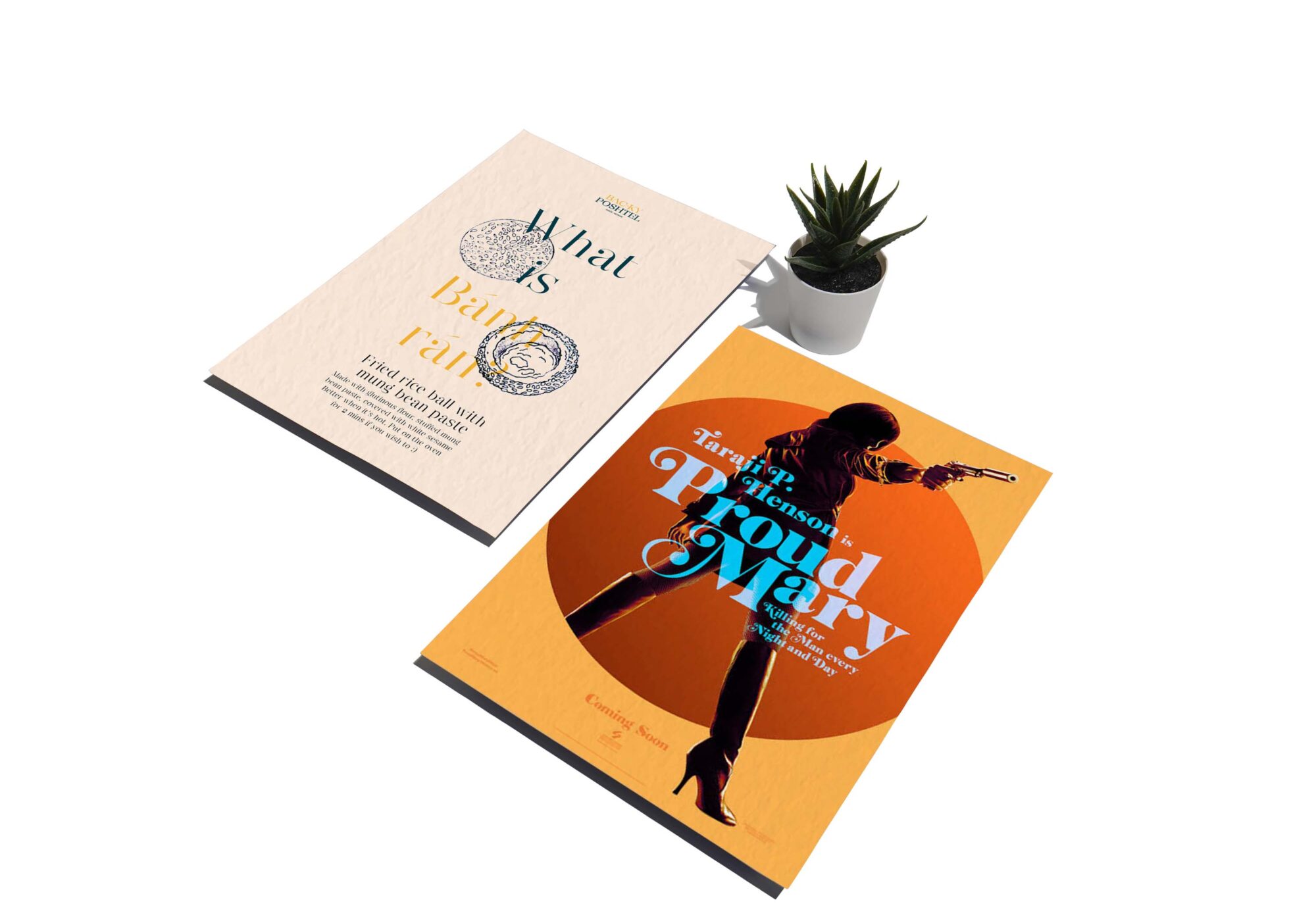 Free Neon Poster Mockup