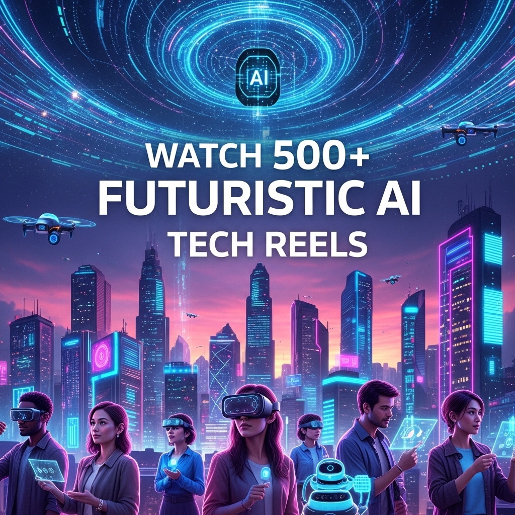 Watch 500+ Futuristic AI Tech Reels