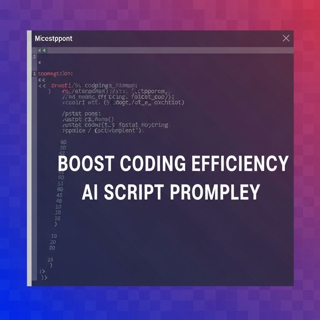 Boost Coding Efficiency with AI Script Prompts