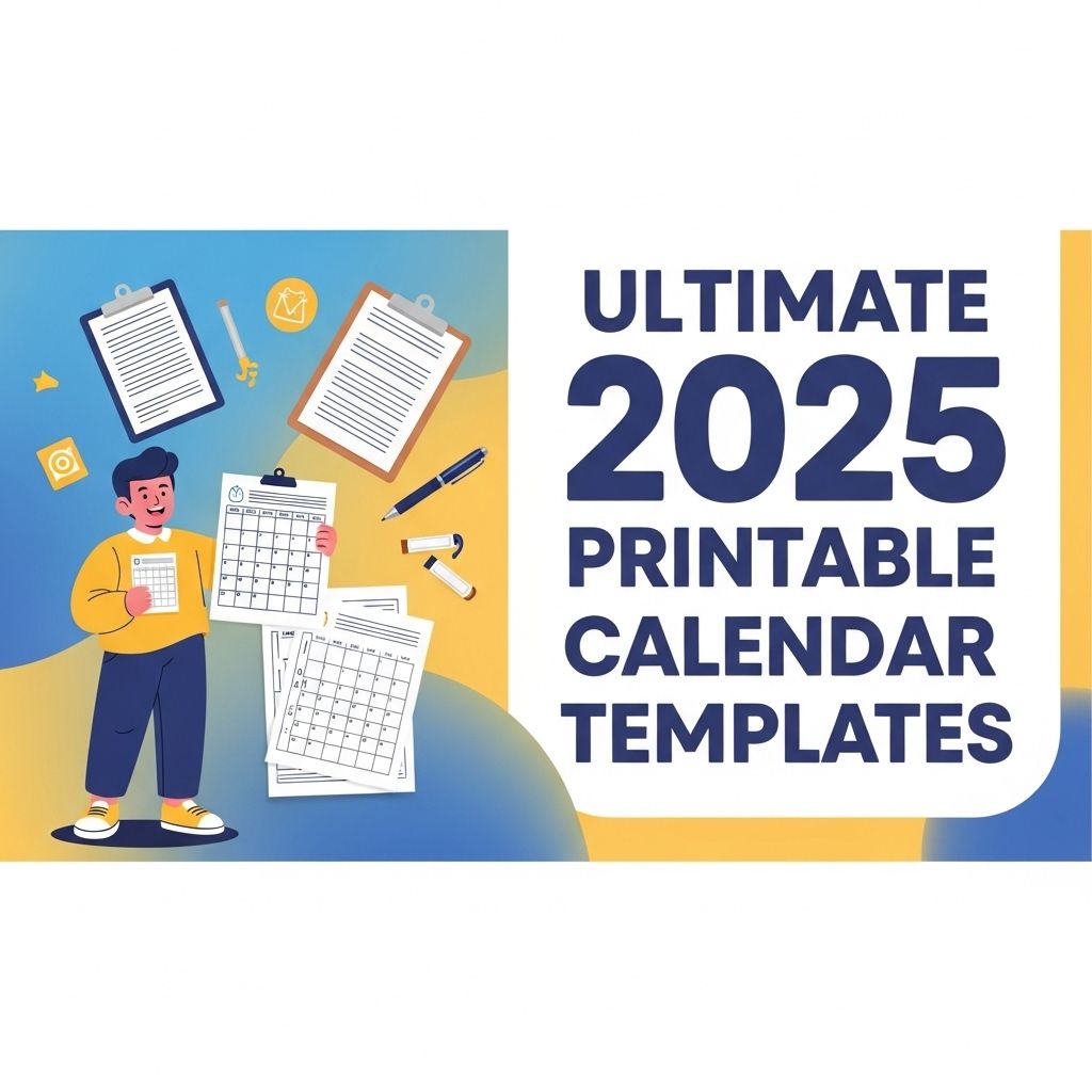 Ultimate 2025 Printable Calendar Templates