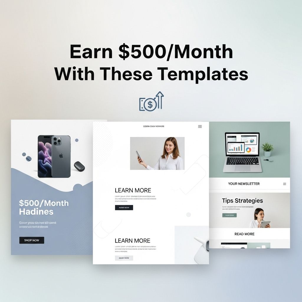 Earn $500/Month with Simple Templates