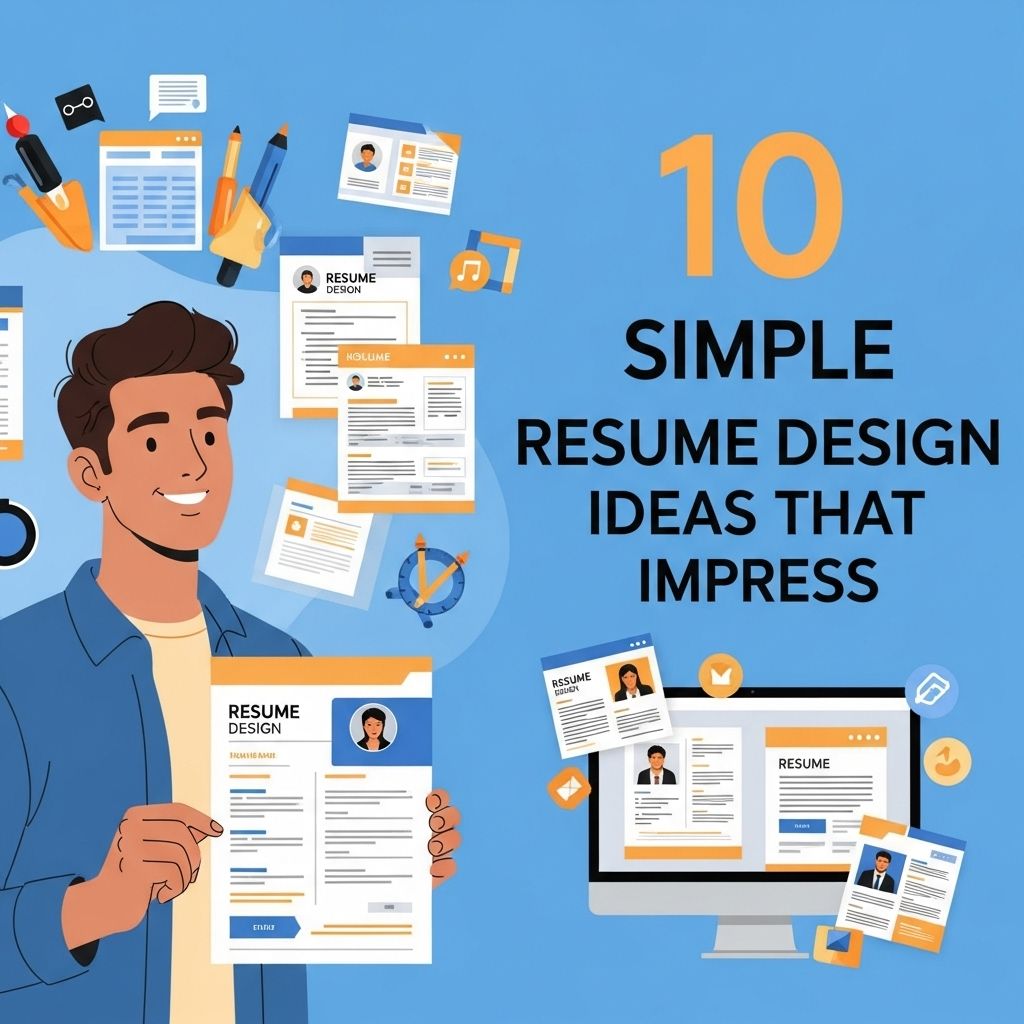 10 Simple Resume Design Ideas That Impress