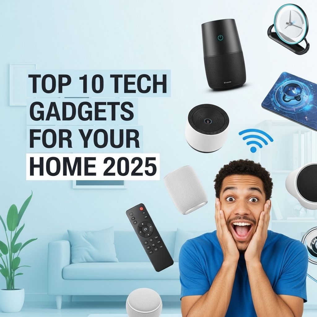 Top 10 Must-Have Tech Gadgets for Your Home in 2025
