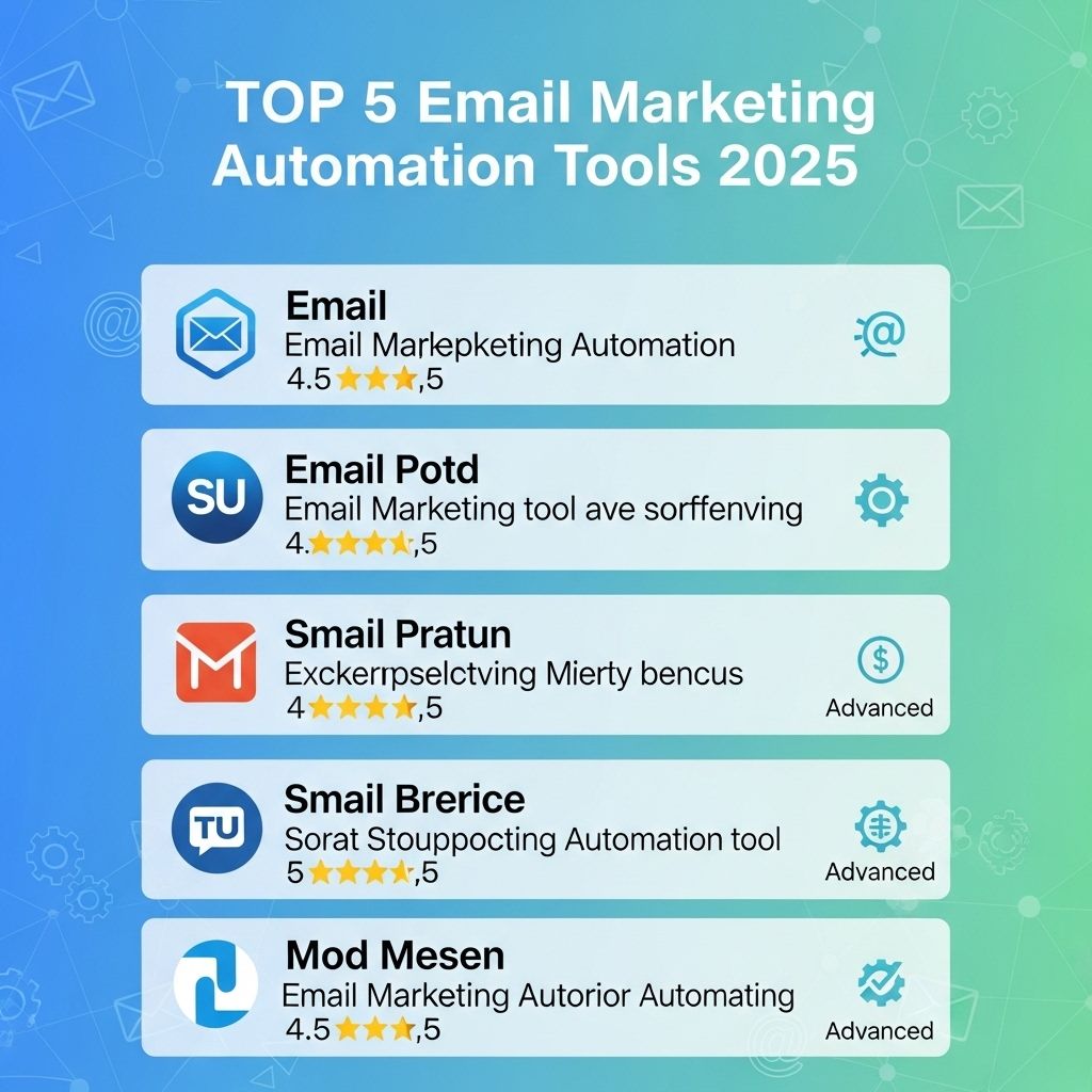 Top 5 Email Marketing Automation Tools for 2025