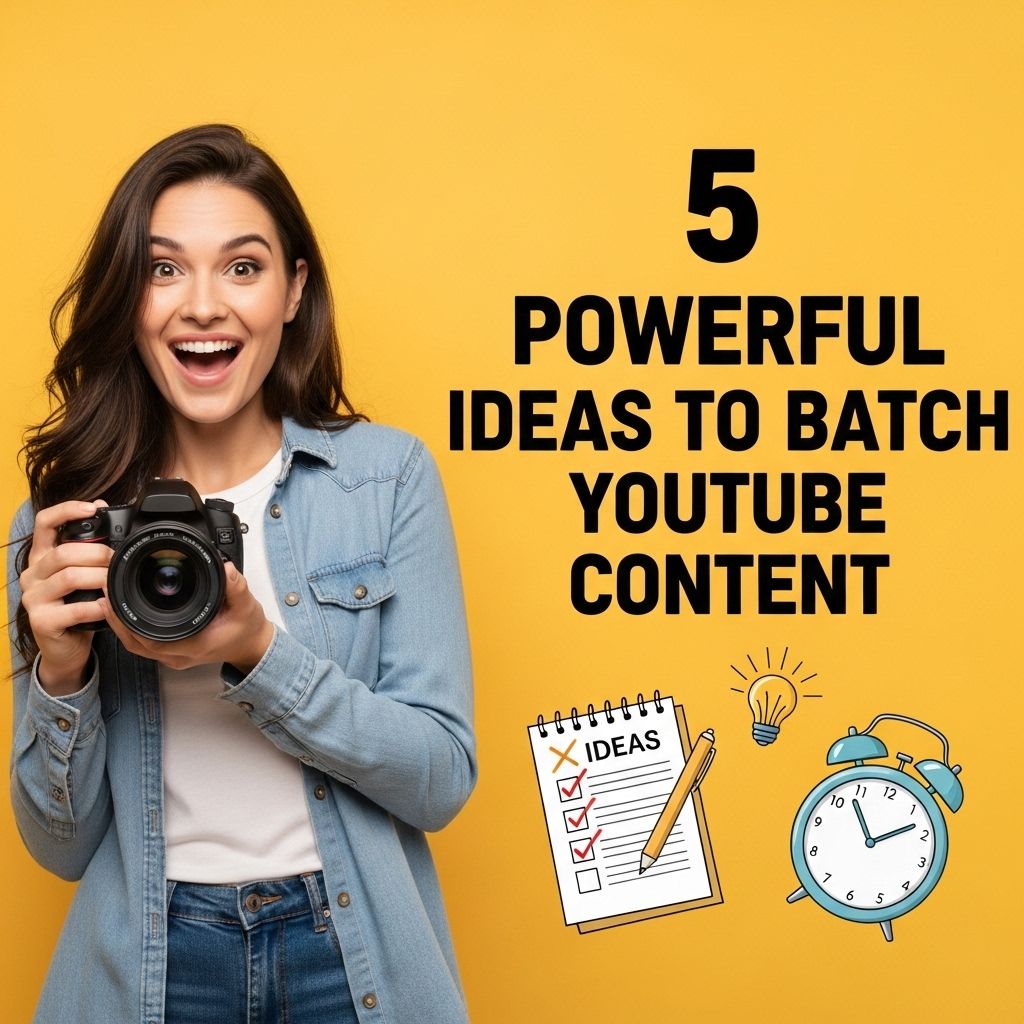 5 Powerful Ideas to Batch YouTube Content