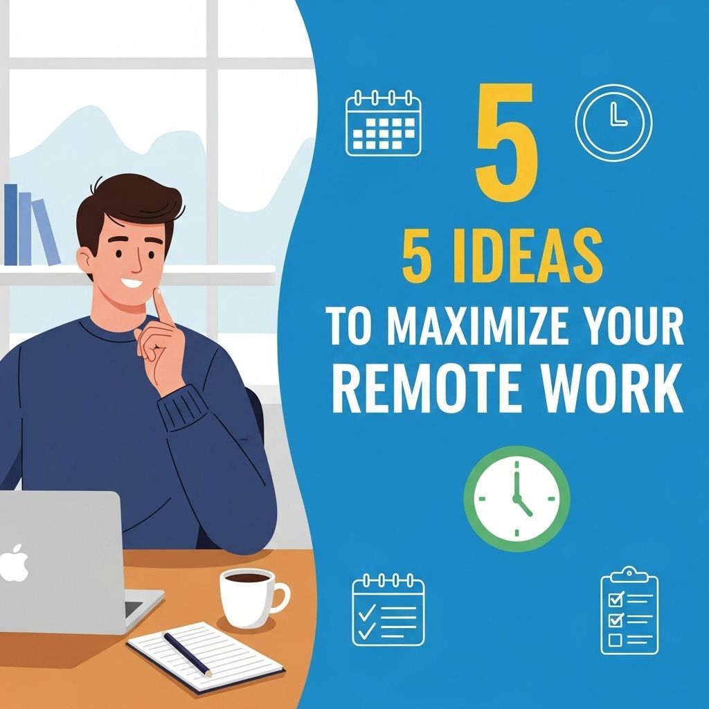 5 Effective Ideas to Maximize Your Remote Work Productivity