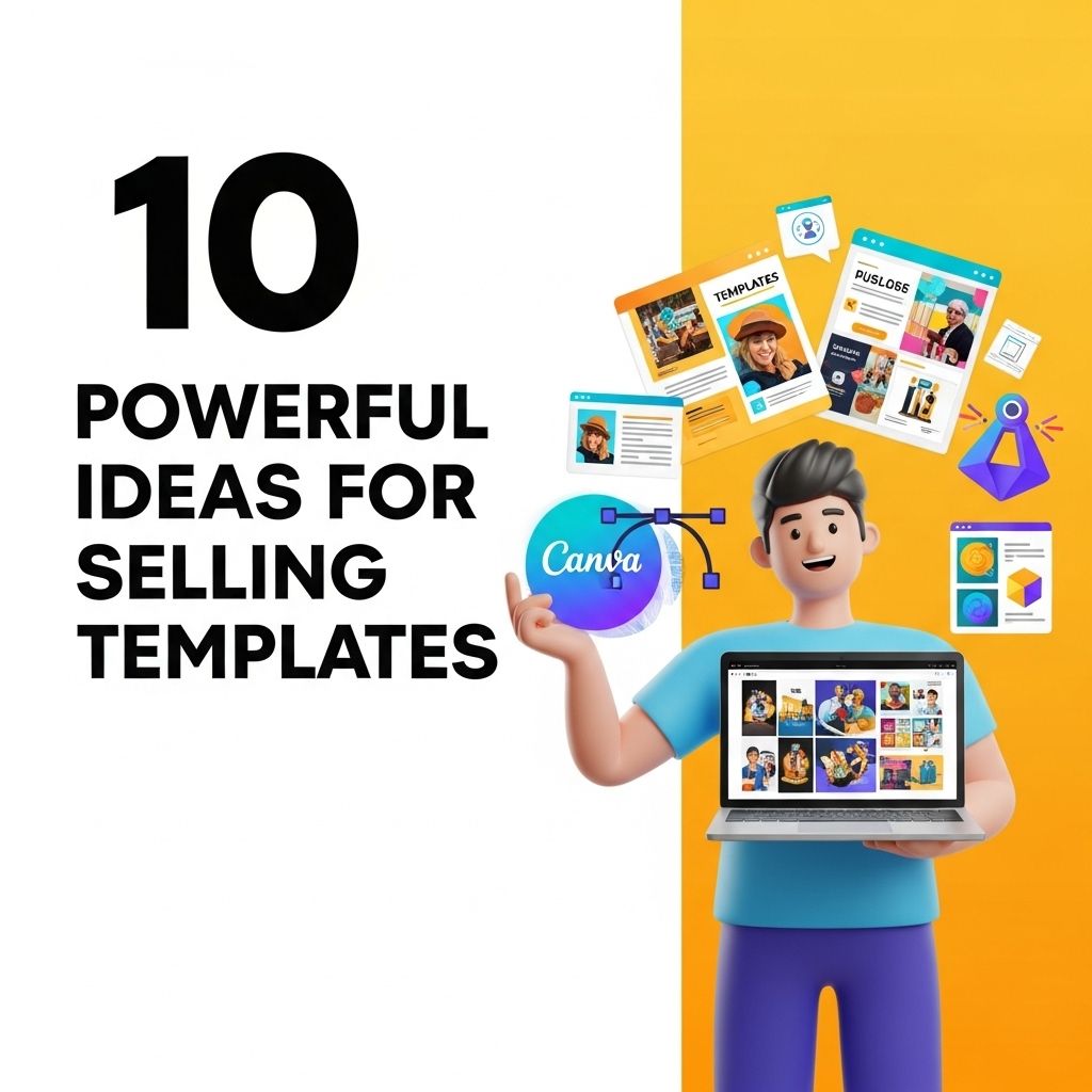 10 Powerful Ideas to Sell Canva Templates